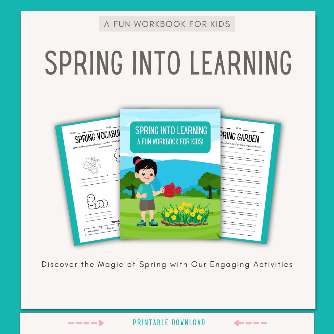 Spring Into Learning Workbook - Loving The Toddler Life